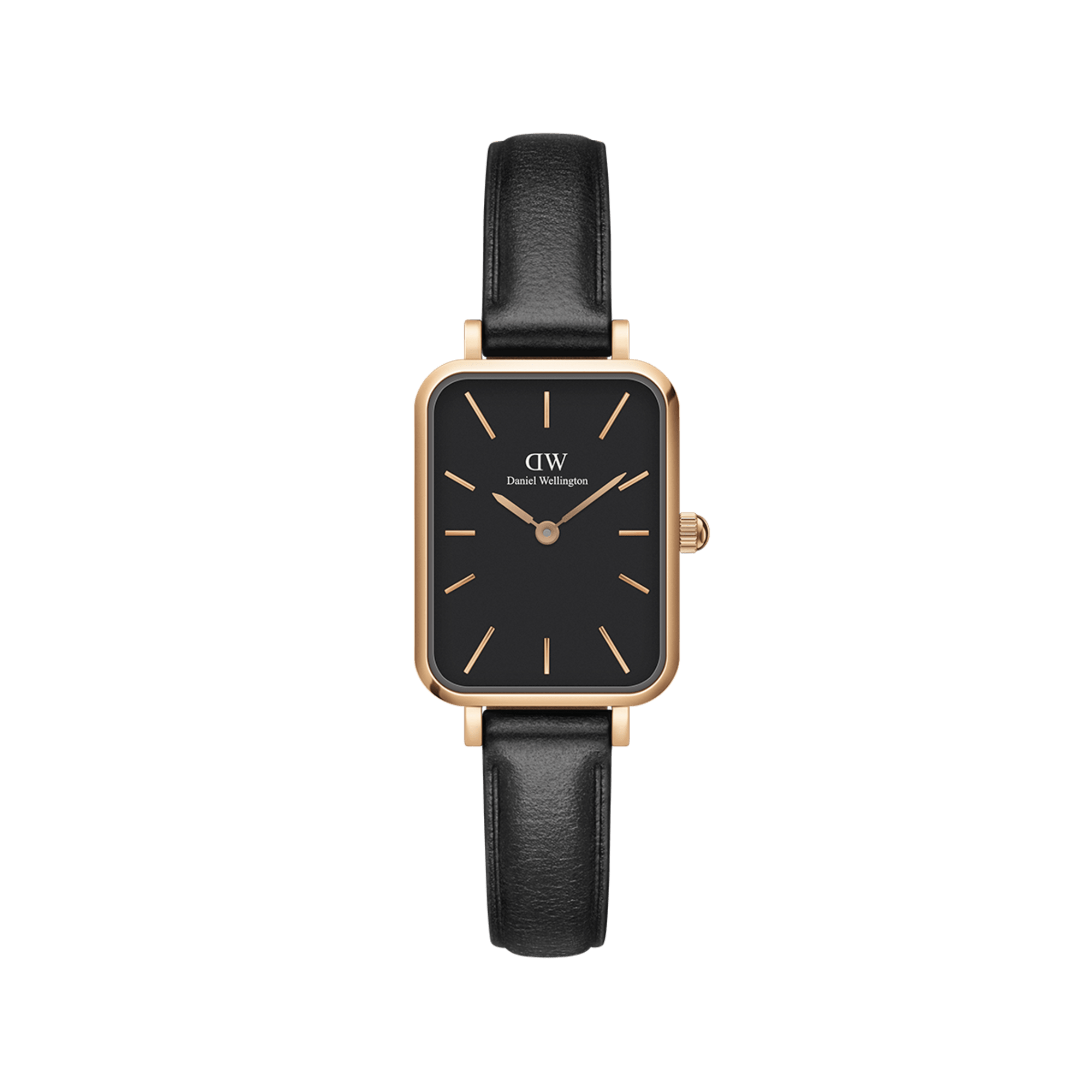 Quadro - Square watch in black for women | DW
