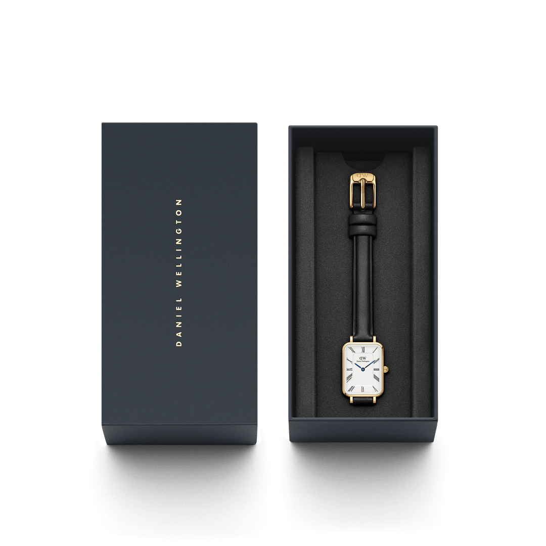 Quadro Roman Numerals Sheffield Gold | DW