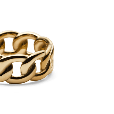 Chunky Chain Ring Gold | DW