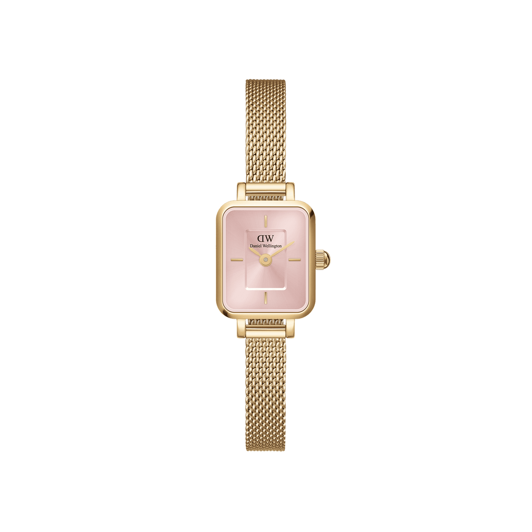 Quadro mini-blush square dial watch for women | DW