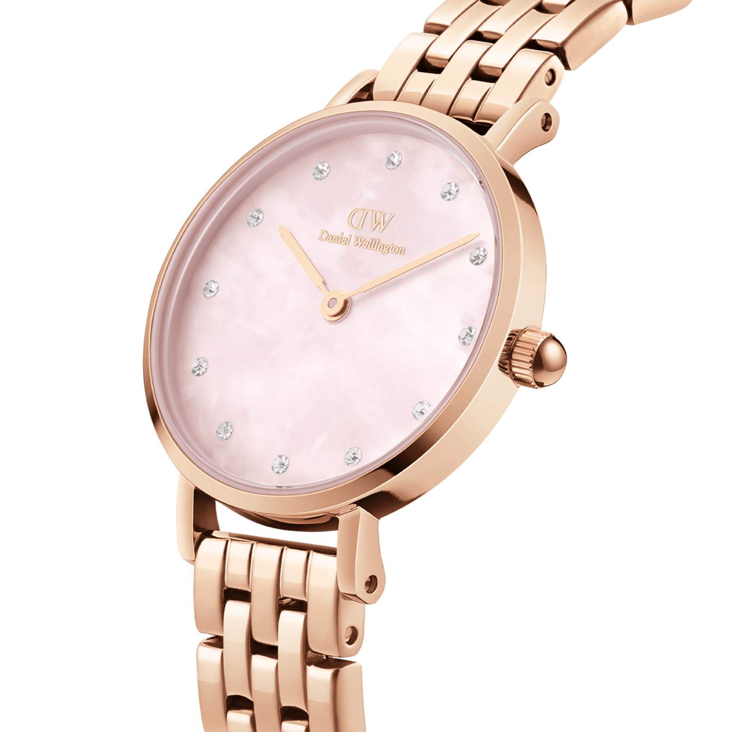 Petite Lumine - Watch with pink mother of pearl dial | DW Petite Lumine - Watch with pink mother of pearl dial | DW