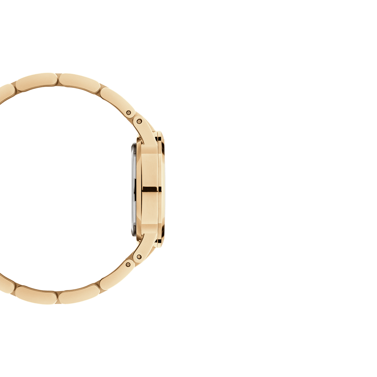 Iconic Link Unitone - Gold watch with steel link 28mm | DW