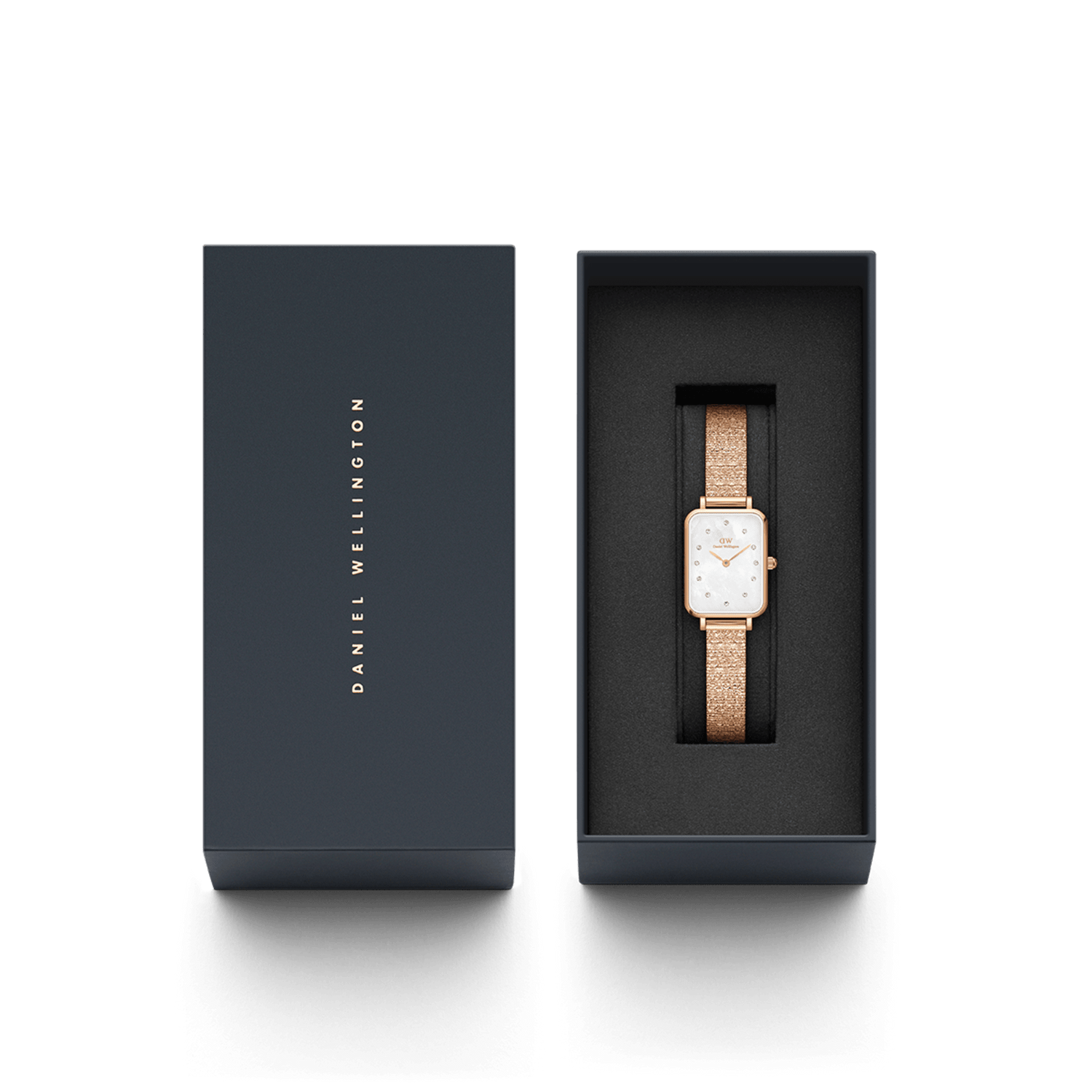 Quadro Lumine Pressed Piano Rose Gold | DW Quadro Lumine Pressed Piano Rose Gold | DW